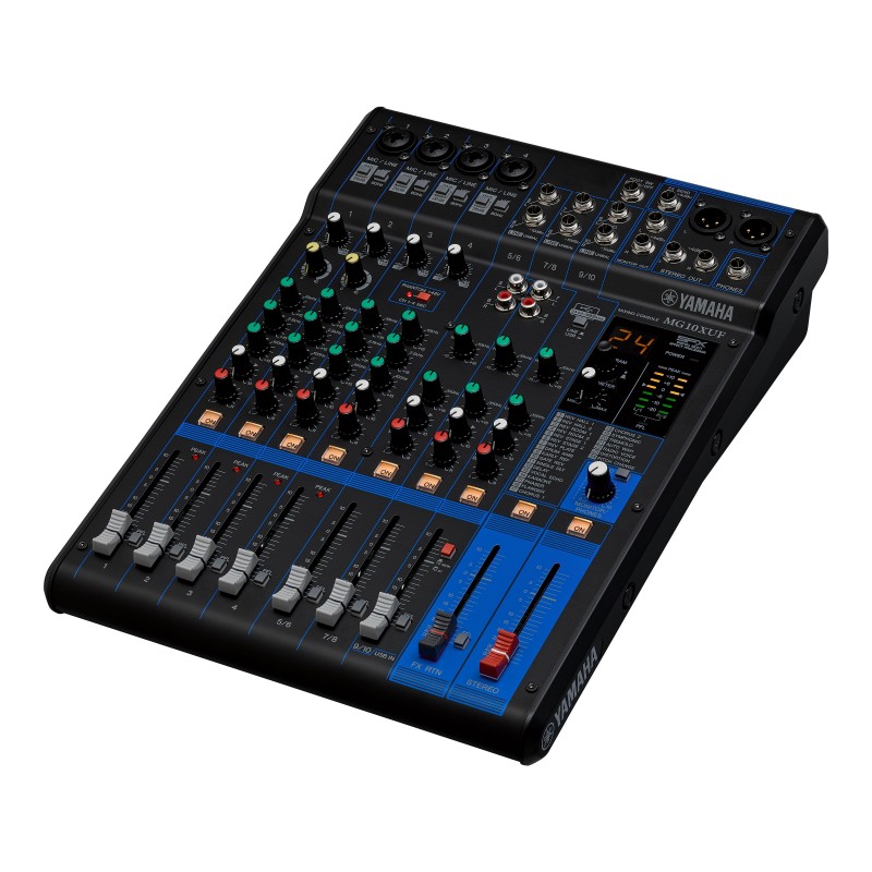 MG10XUF YAMAHA 10-kanaals analoge mengtafel met FX | S2 Store
